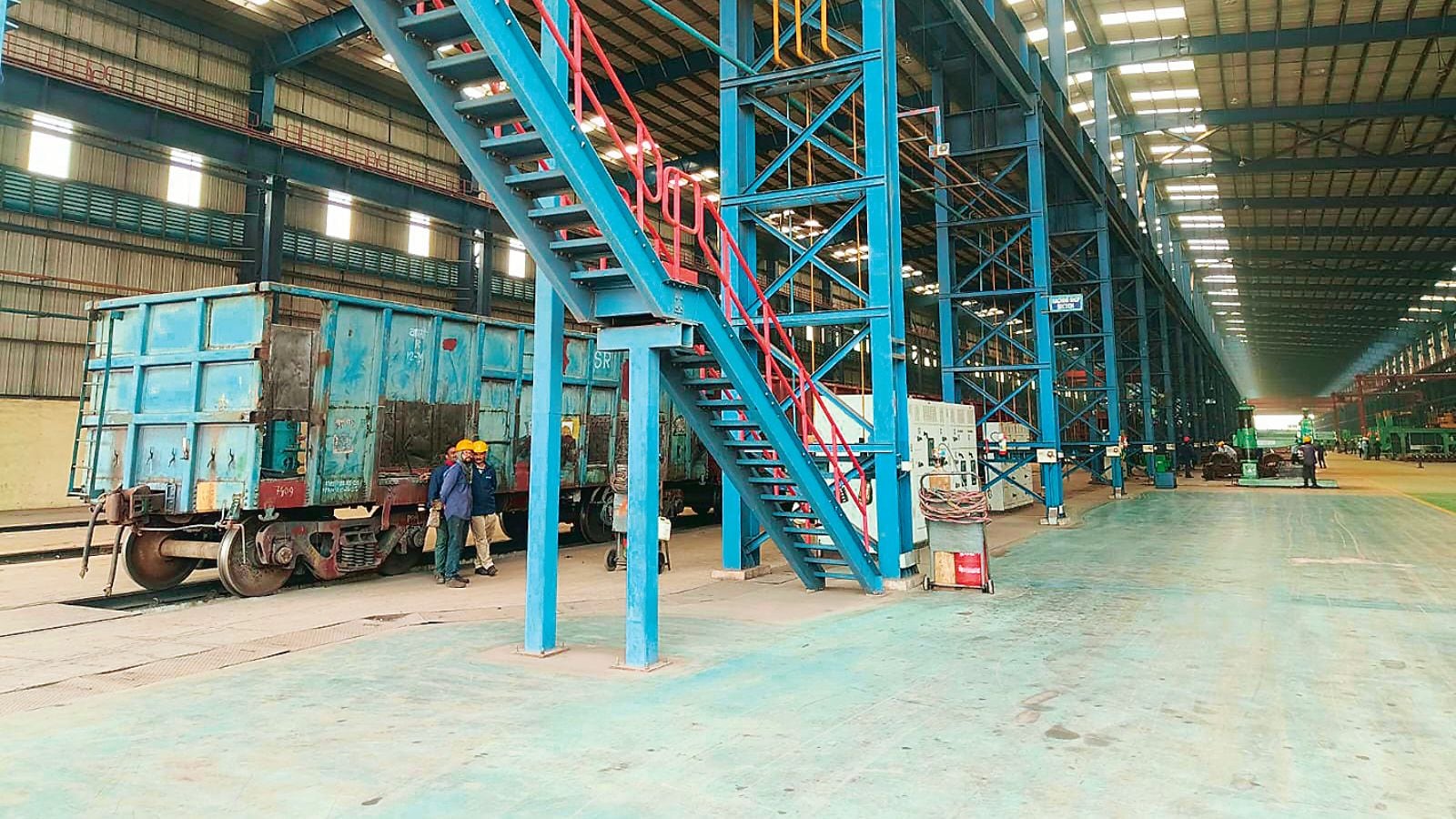 Expansion plans at Indian Railways’ only PPP-model wagon repair workshop in Vadlapudi | Business ...