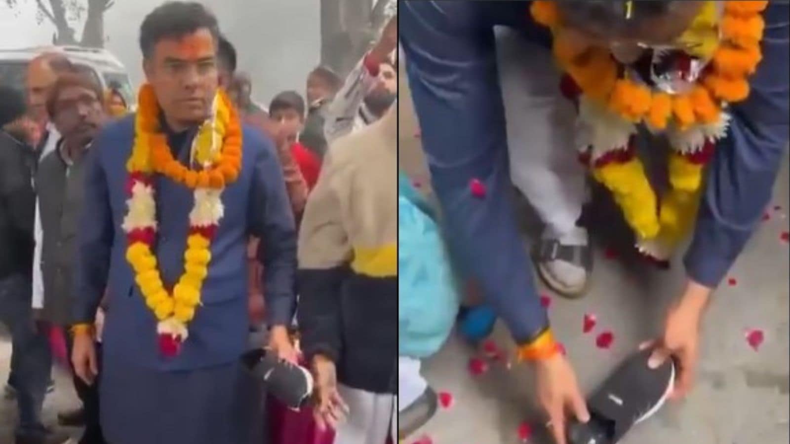 New Delhi Assembly seat candidate: BJP’s Parvesh Verma ‘distributes ...