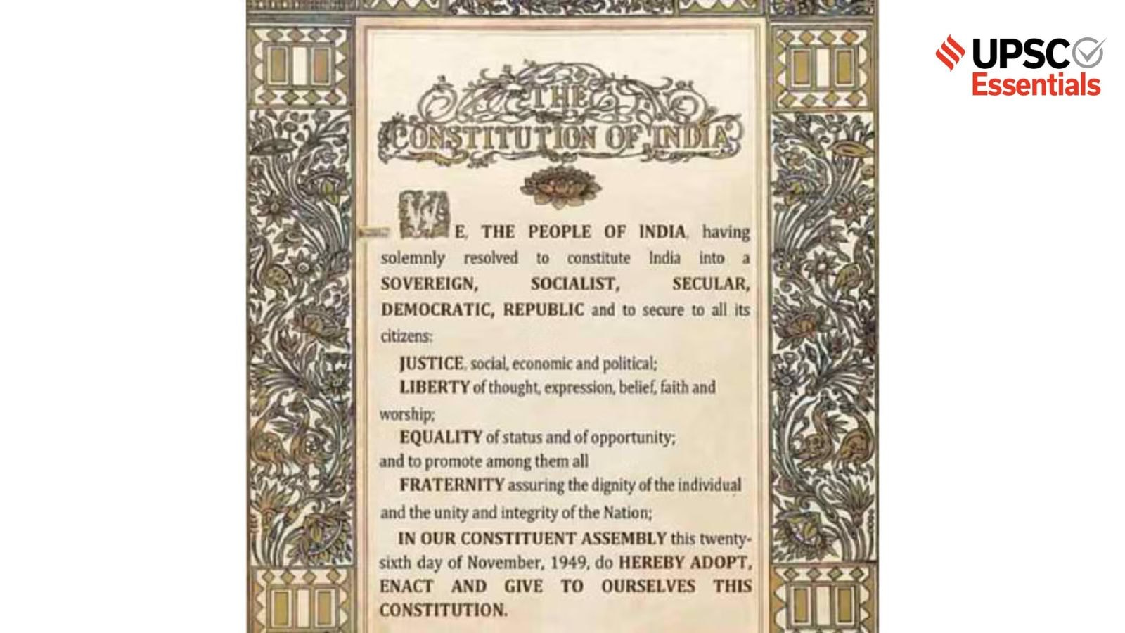 How the Preamble clarifies guiding principles behind the Constitution ...