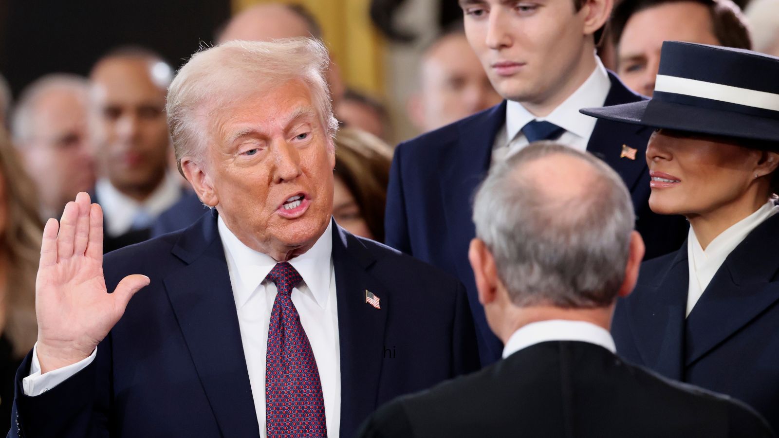 Did Trump swear in hand on Bible? | World News - The Indian Express