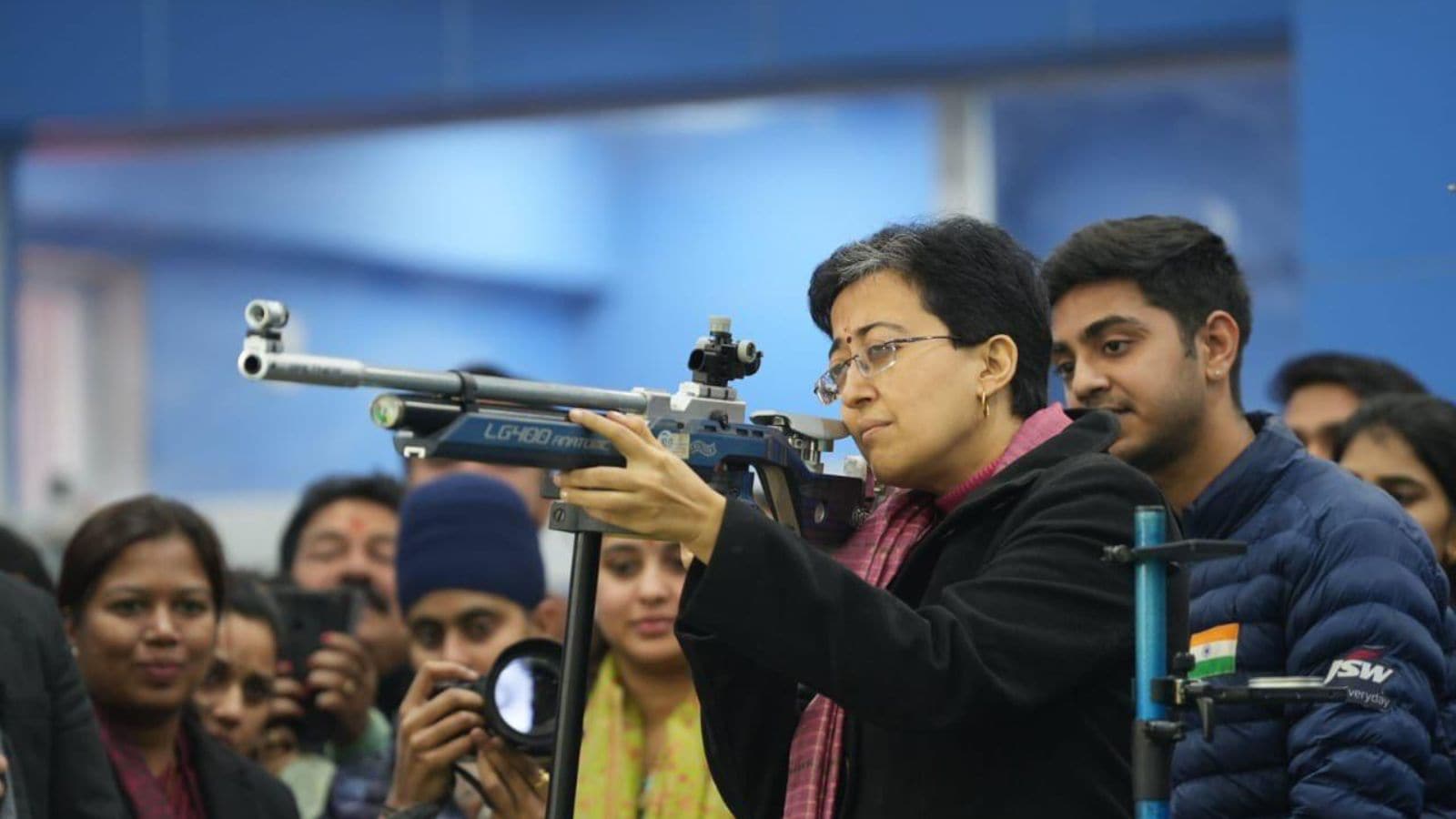 Shooting range unveiled at Delhi govt school, CM Atishi says it will ...