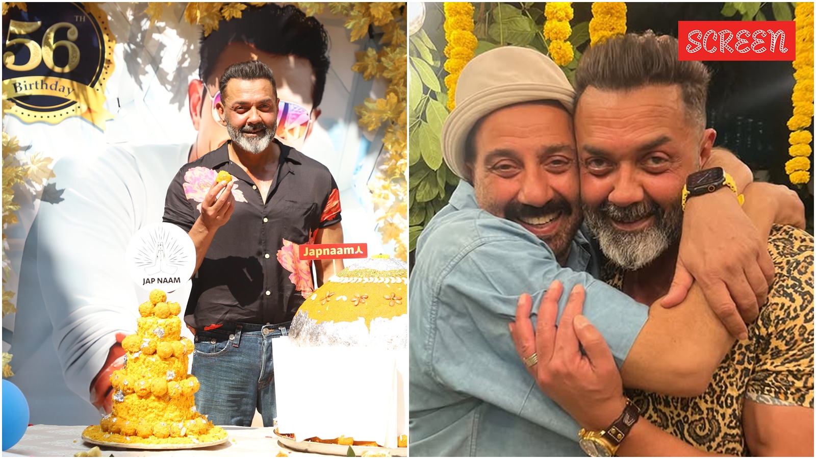 Bobby Deol cuts special birthday cake with fans, Sunny Deol writes, ‘My ...