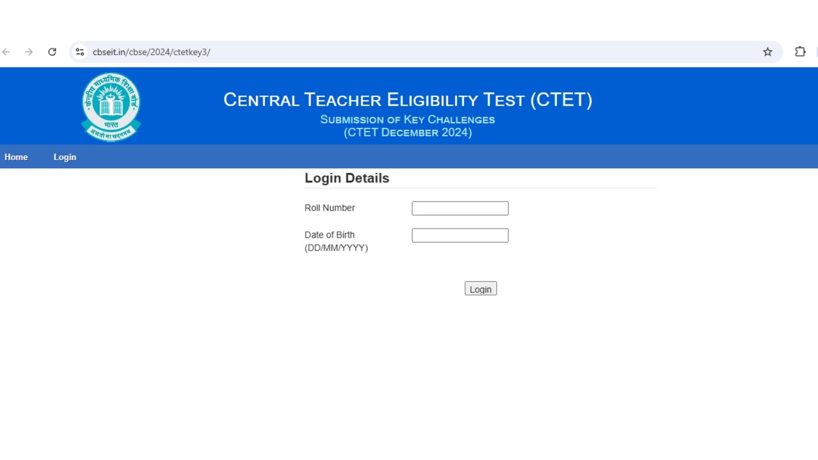 CTET Answer Key 2024 OUT: Provisional answer key, OMR sheet at ctet.nic ...
