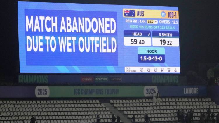 Afghanistan vs Australia, Champions Trophy 2025 Highlights: Game called ...