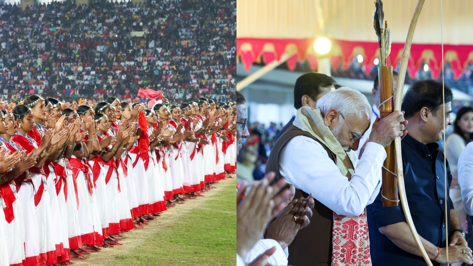 A day in Assam: PM Modi joins Jhumoir dance festival, Jaishankar leads ...