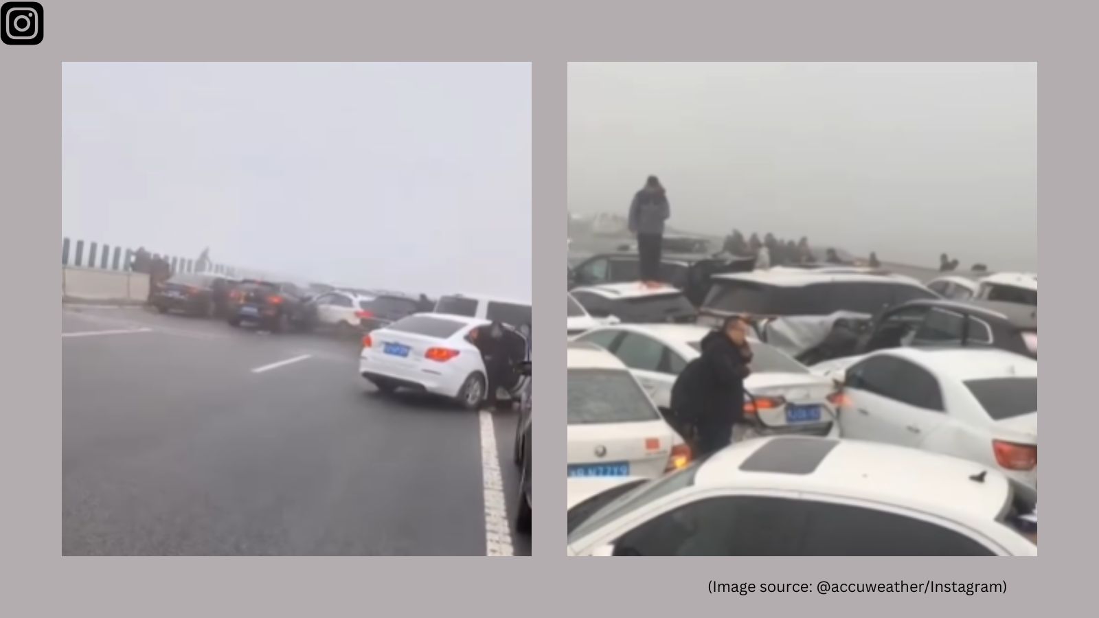 Massive pile up in China amid dense fog on highway. Watch video ...