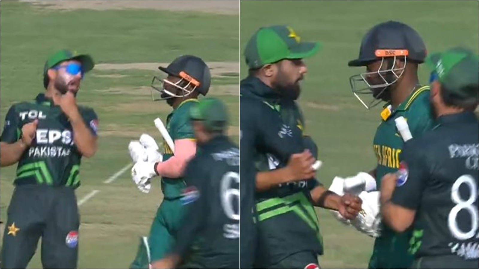 WATCH: Pakistan fielders celebrate wildly in front of Temba Bavuma ...