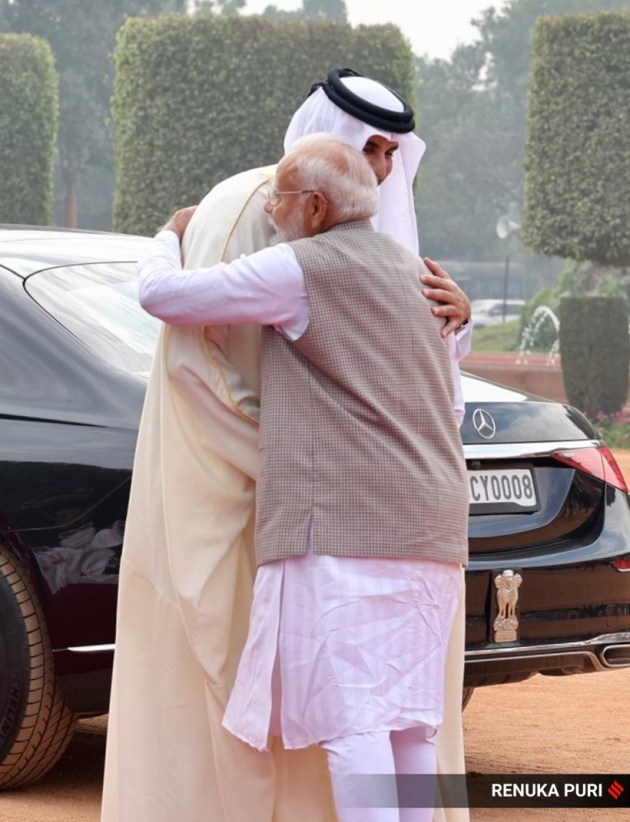 In pictures: From Modi’s welcome to Guard of Honour at Rashtrapati Bhavan — Qatar Amir’s India ...