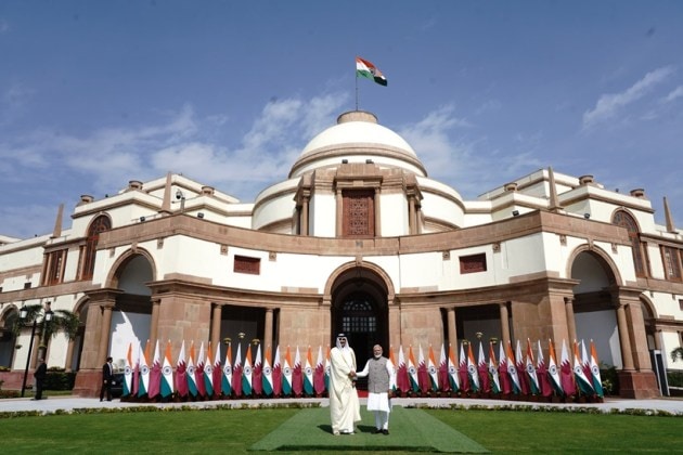 In pictures: From Modi’s welcome to Guard of Honour at Rashtrapati Bhavan — Qatar Amir’s India ...