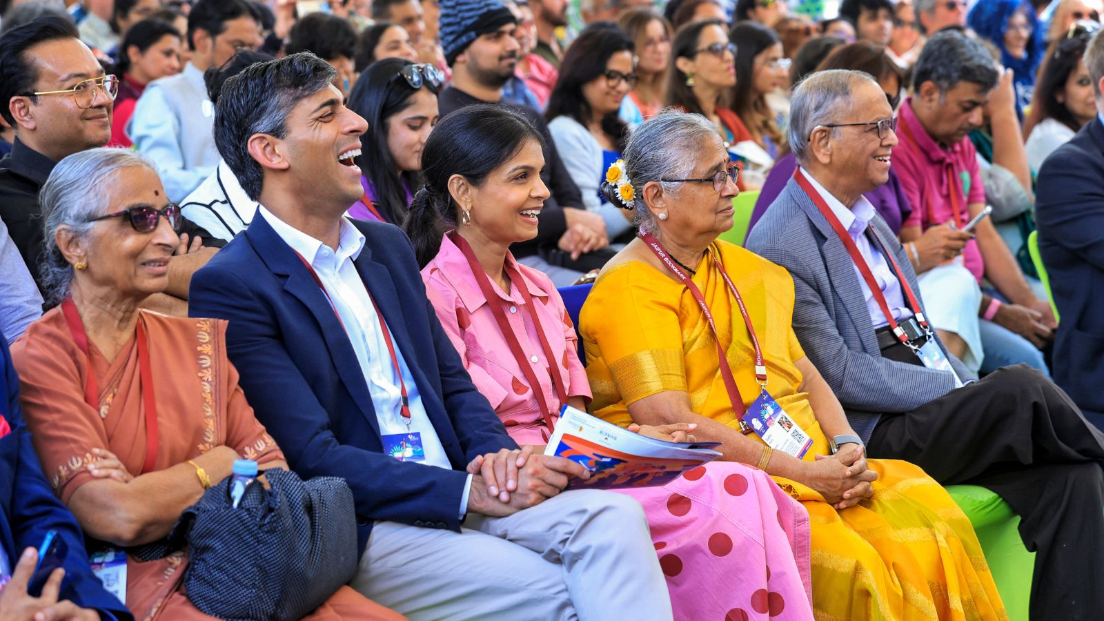 Watch: Rishi Sunak greets audience with ‘Namaste’ at Jaipur Literature ...