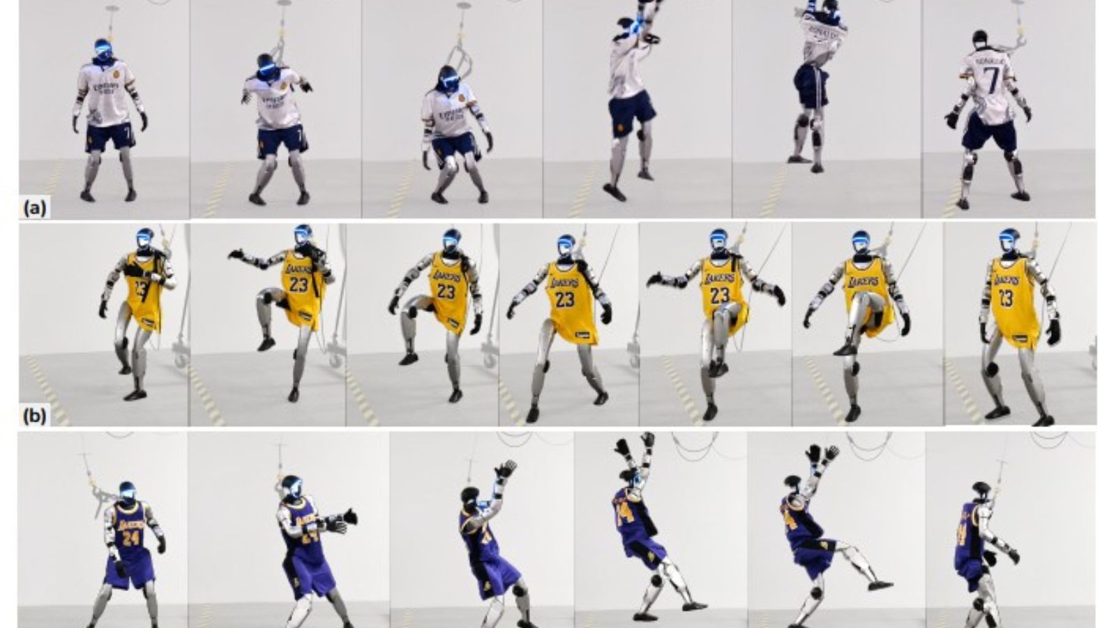 Watch robots imitate Cristiano Ronaldo and LeBron James’ iconic moves ...