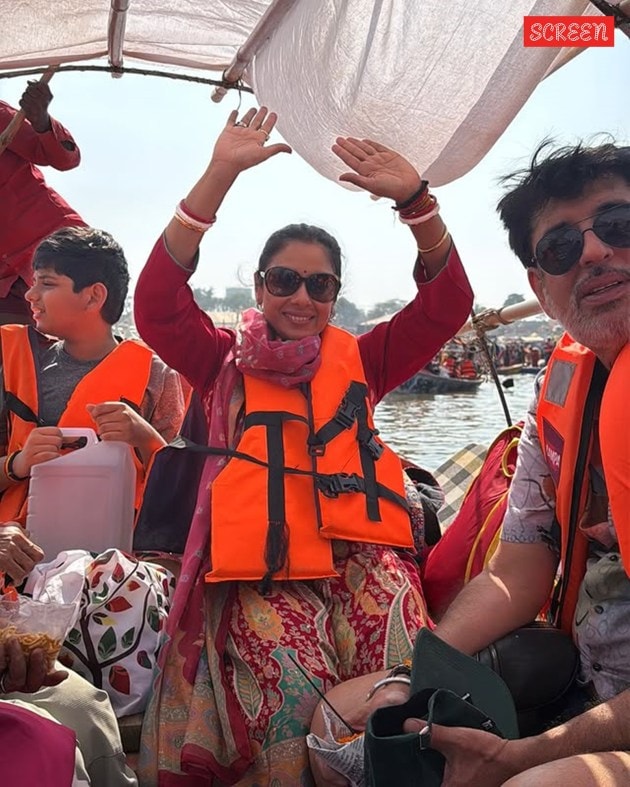 Rupali Ganguly made ‘memories for life’ with family at Mahakumbh 2025 ...