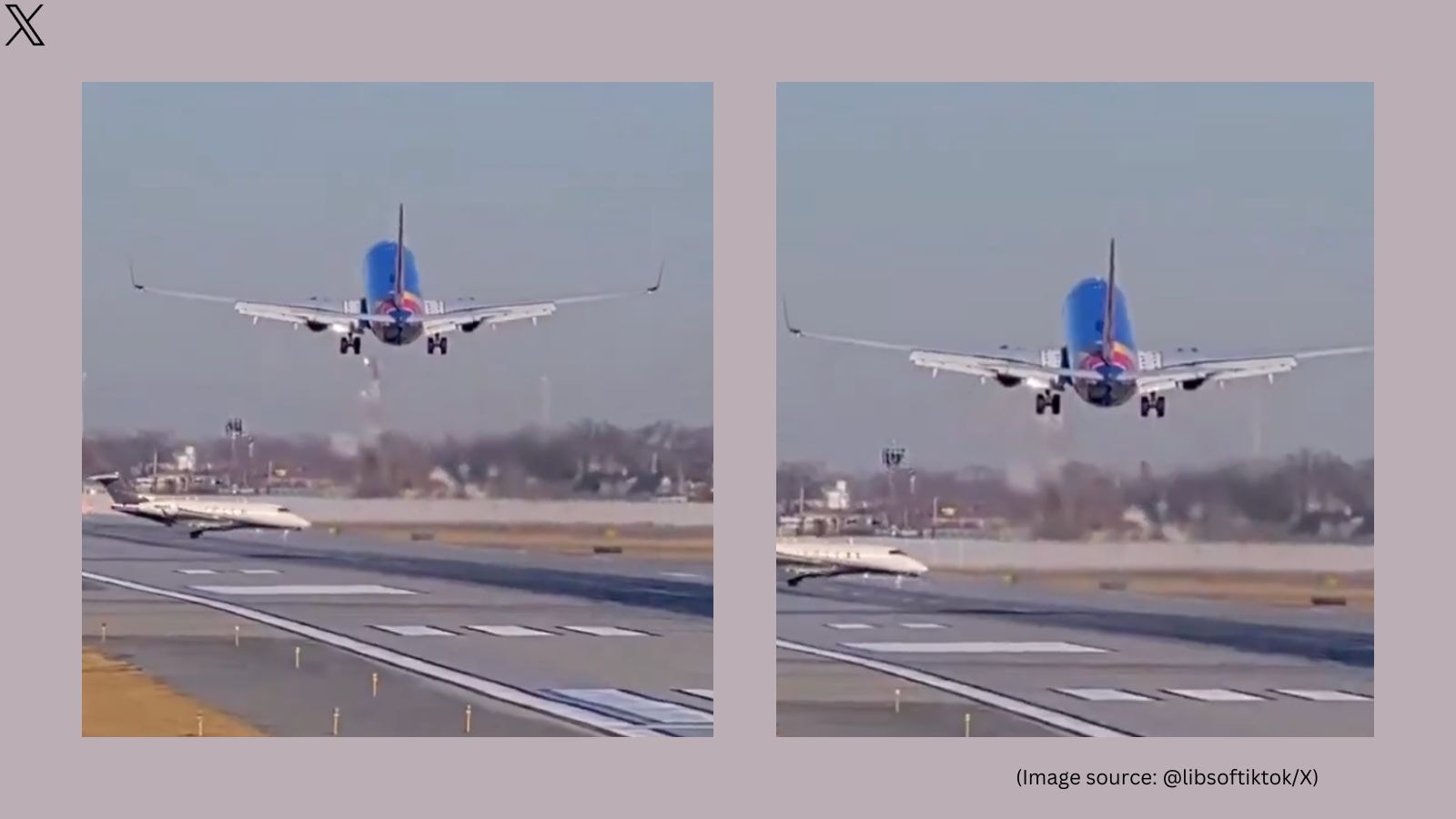 Watch: Southwest Airlines plane nearly collides with private jet on ...