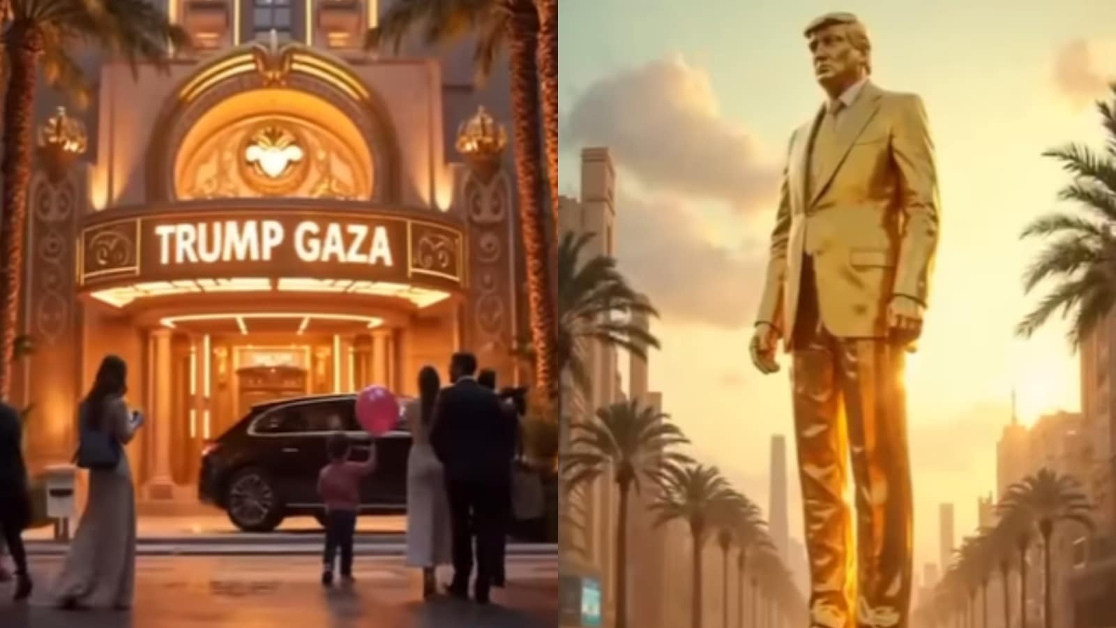 Watch | Golden statute, strip club, and Netanyahu by pool: Donald Trump ...