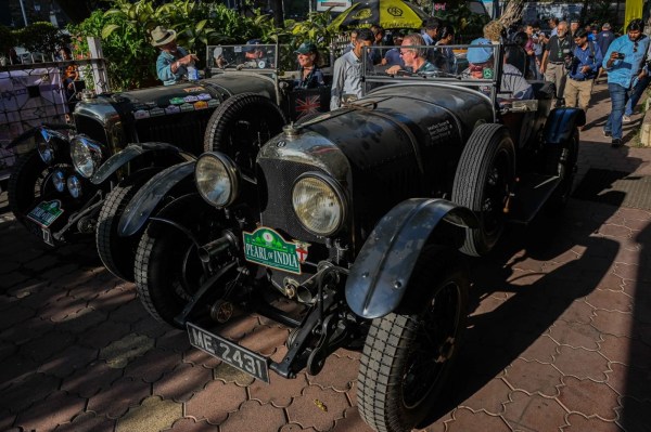 Vintage car rally kicks off: 101-year-old Bentley among some of the ...
