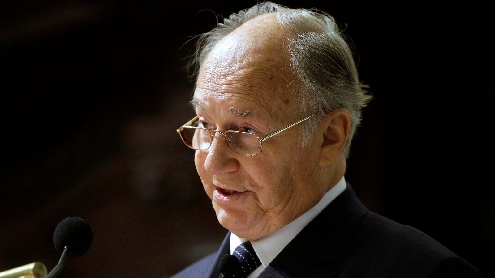 The Aga Khan, spiritual leader of Ismaili Muslims and a philanthropist ...