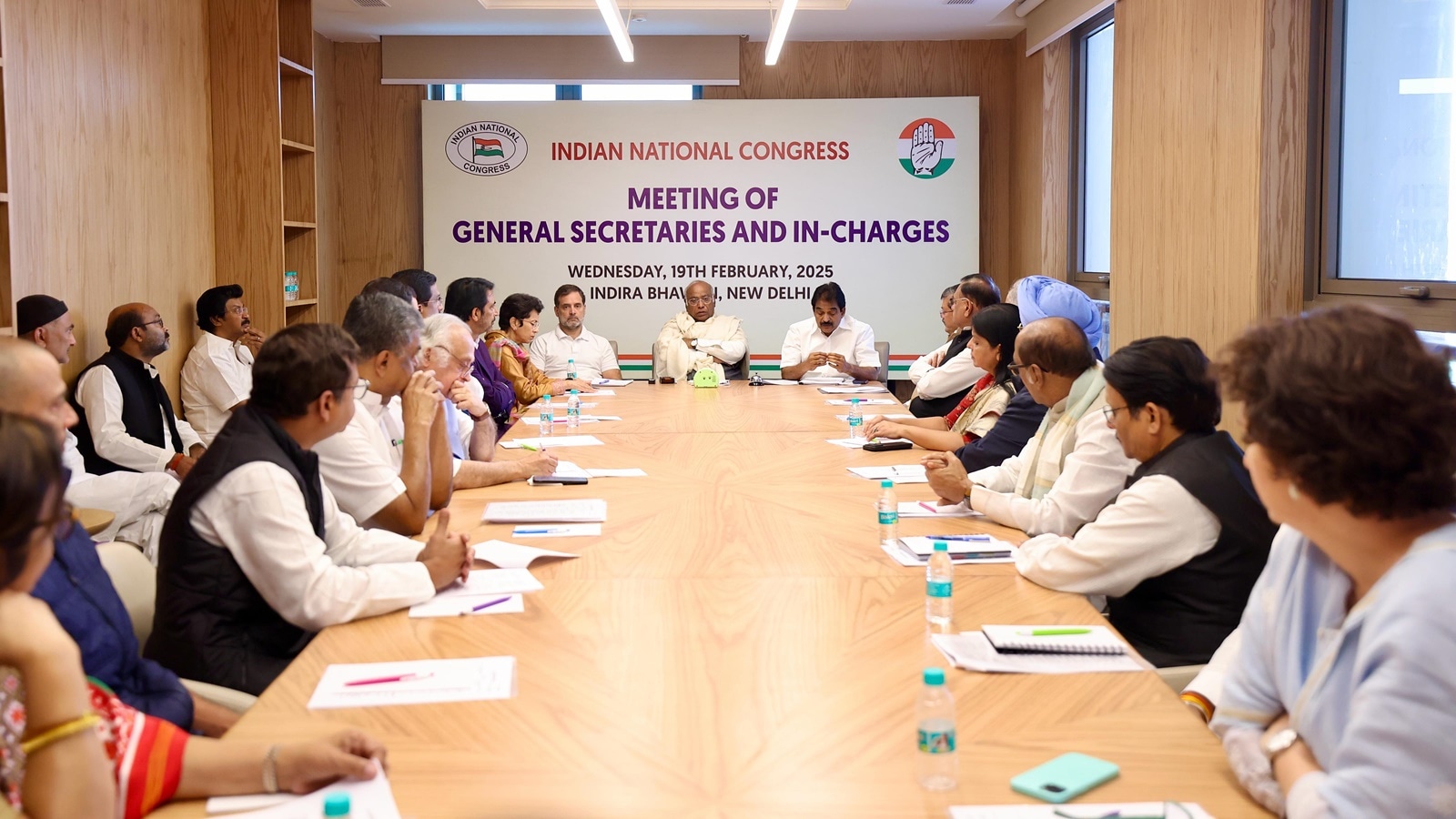 At first Congress meeting after reshuffle, party chief’s message ...