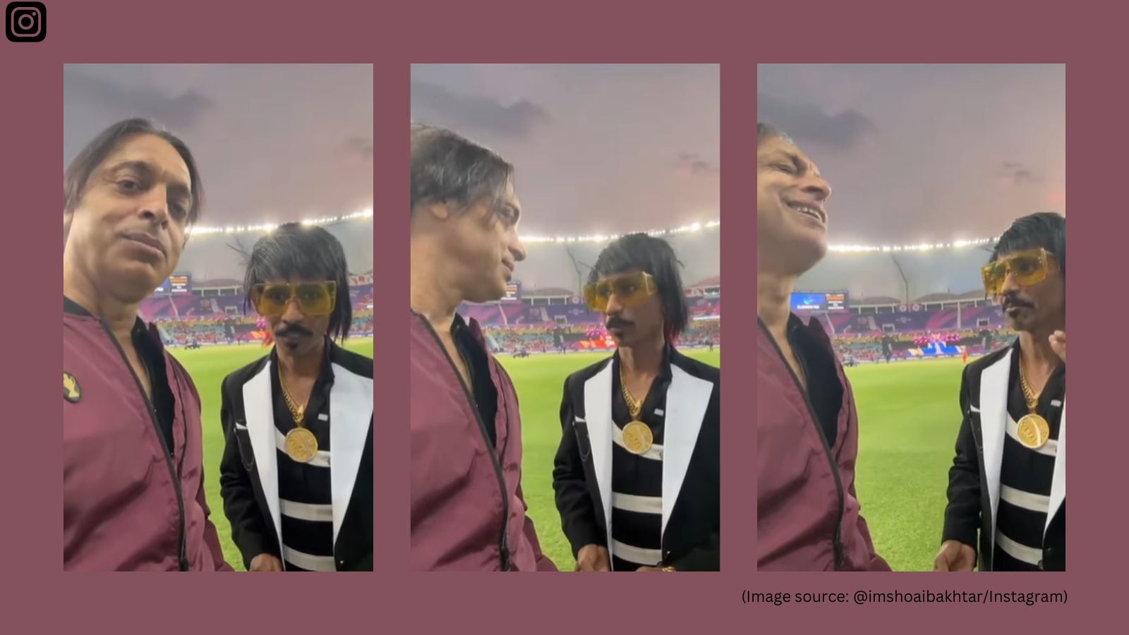 Shoaib Akhtar shares a moment with Dolly Chaiwala during ILT20 match: ‘What a lovely character ...