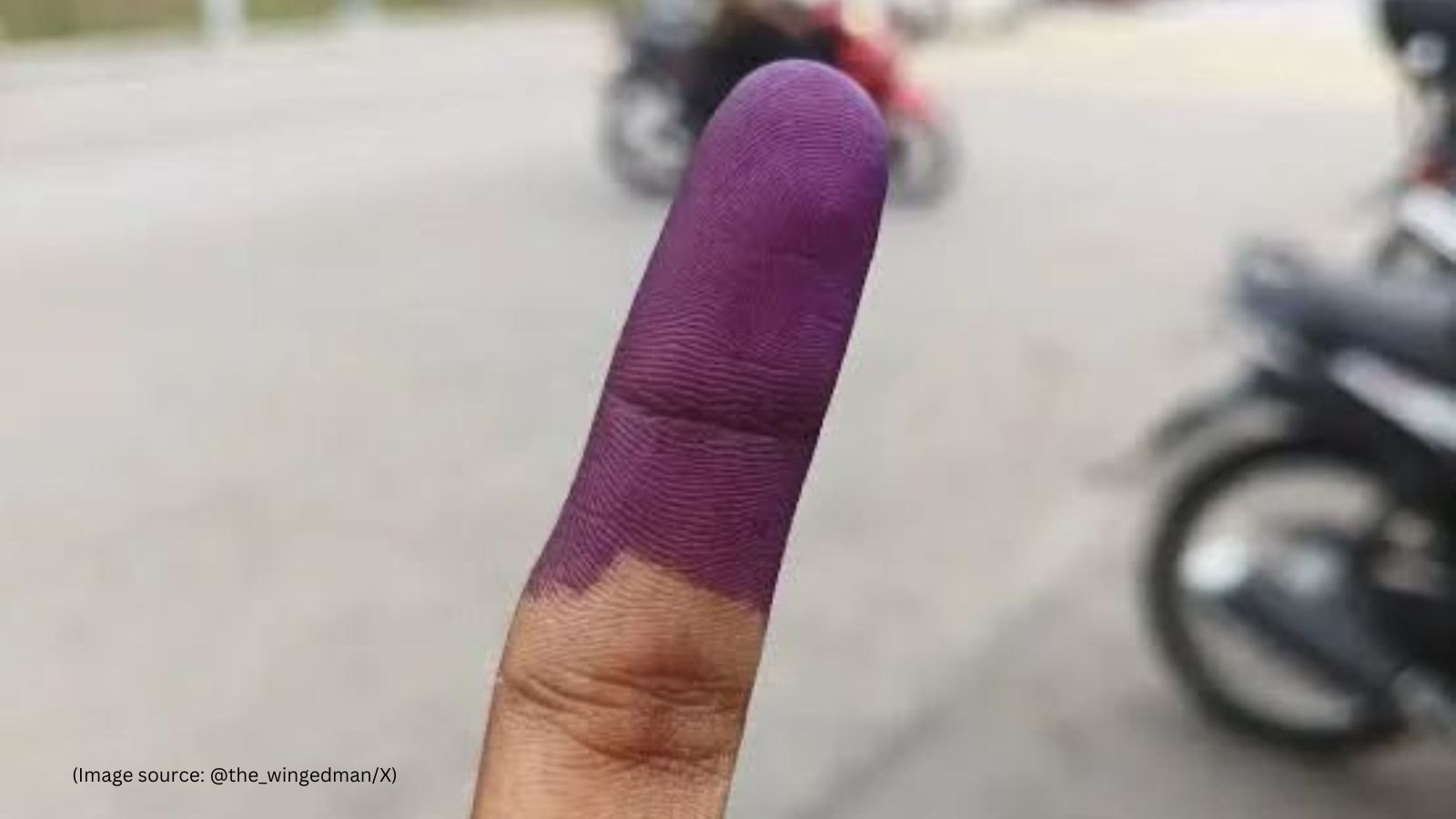 Delhi voter’s ‘ink-drenched’ finger goes viral, sparks hilarious ...