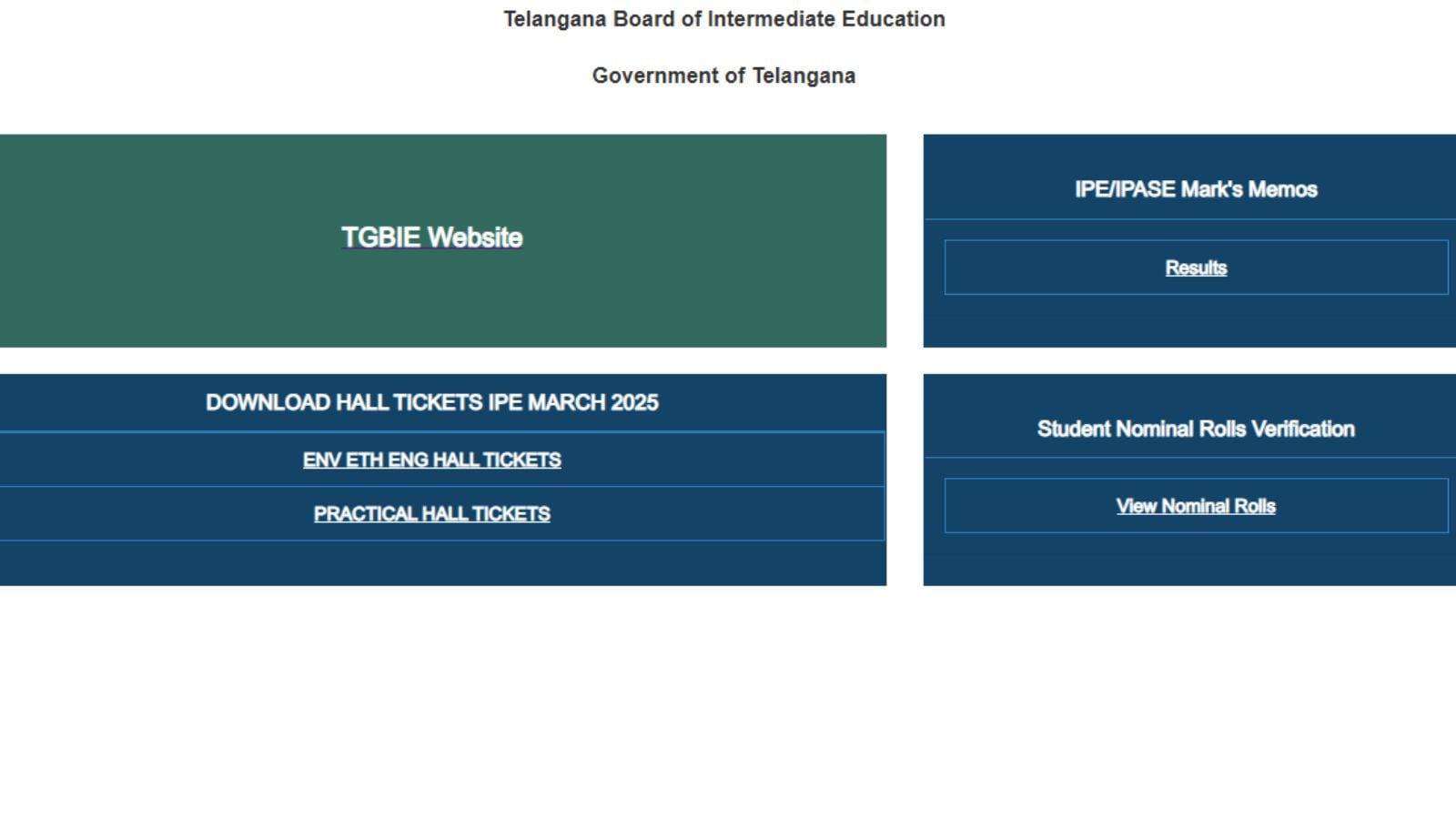 TS Inter Hall Tickets 2025: TSBIE TS 1st, 2nd Year Hall Tickets ...