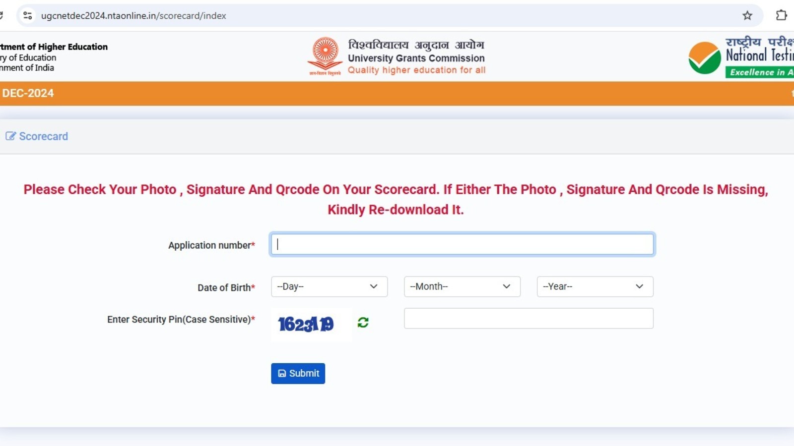 UGC NET December 2024 Result: Scorecard link, final answer key at ...