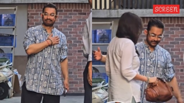 Aamir Khan Makes First Public Appearance With Girlfriend Gauri Spratt