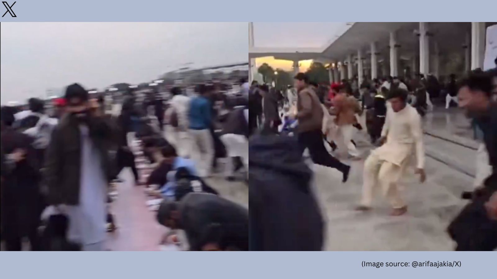 Viral video shows hundreds of Pakistani men scrambling for free food ...