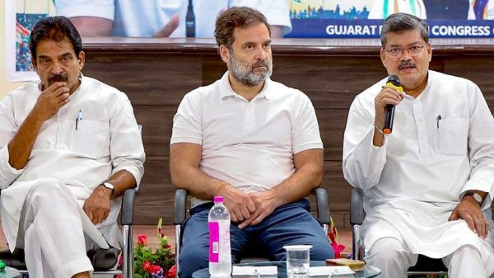 Plan to defeat BJP in focus, Rahul Gandhi holds meetings with Gujarat ...