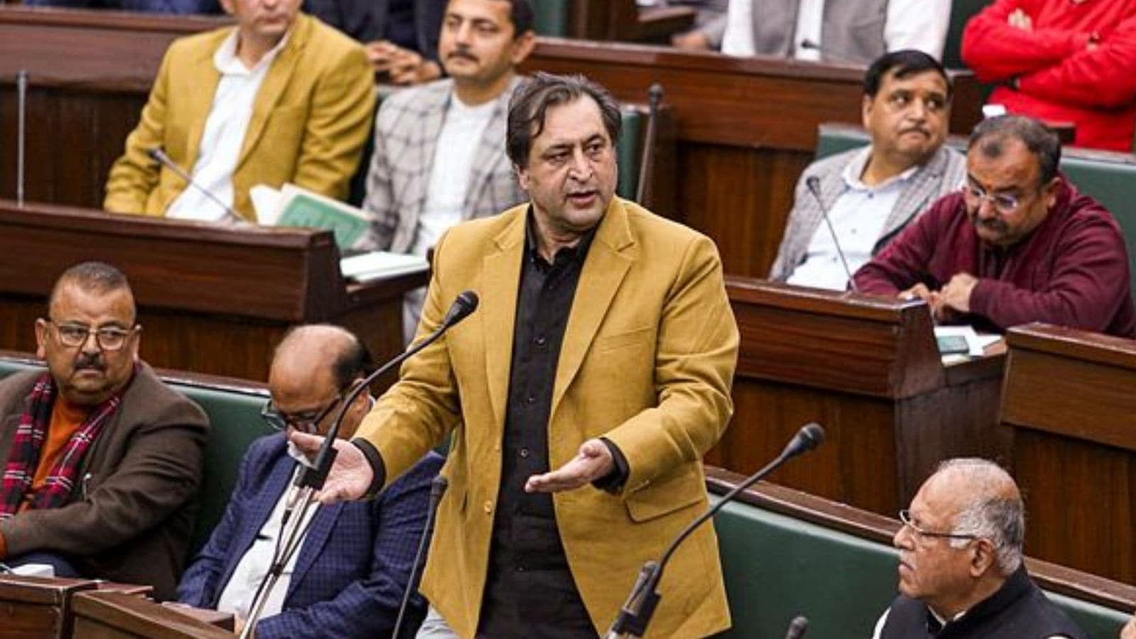Sajad Lone walks out of J-K Assembly after motions to amend Lt Governor ...