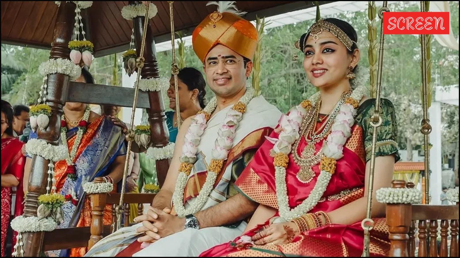 BJP MP Tejasvi Surya gets married to Carnatic singer Sivasri ... BJP MP Tejasvi Surya gets married to Carnatic singer Sivasri ...