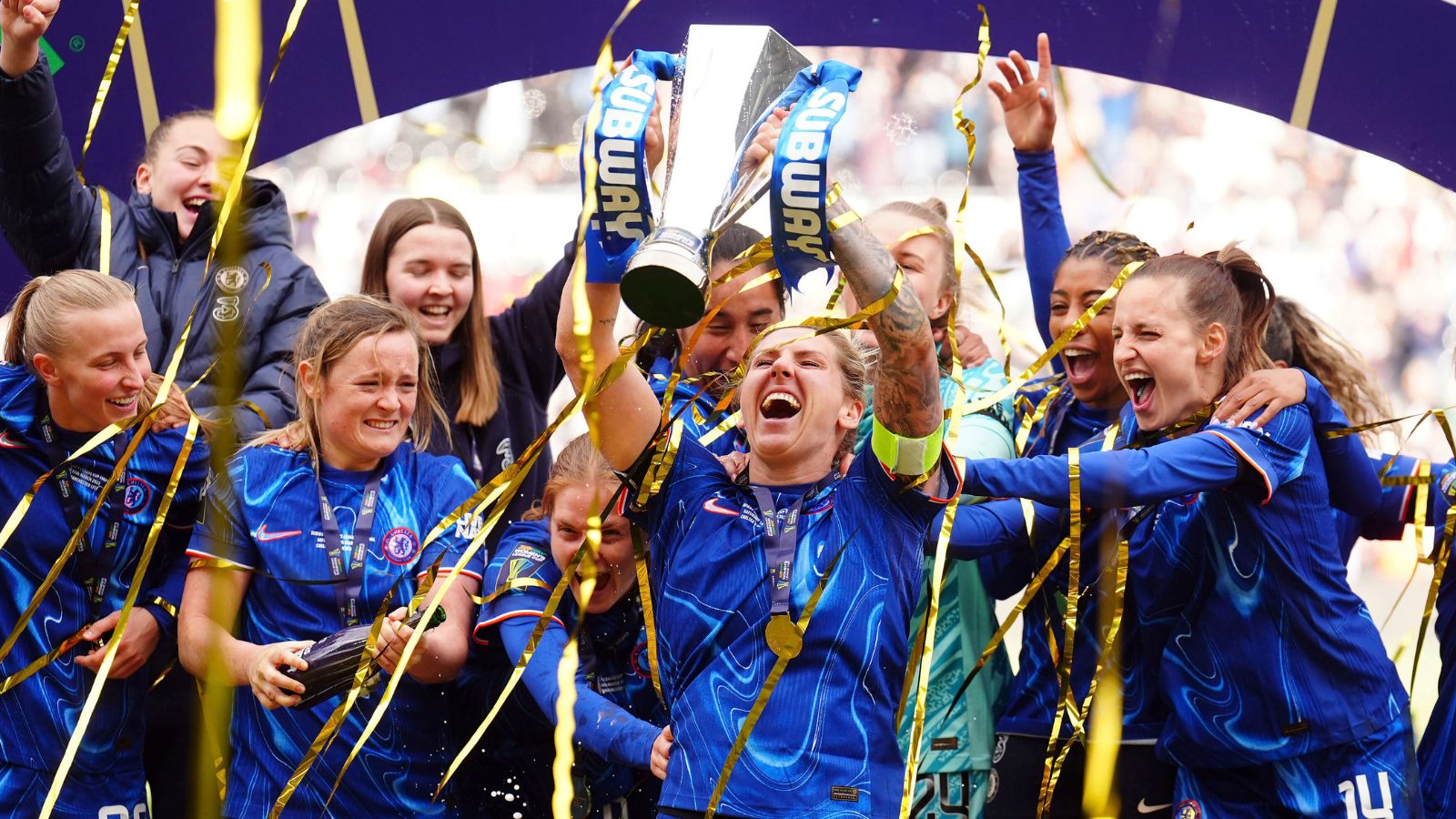 Chelsea wins Women’s League Cup final for first trophy in quadruple bid ...