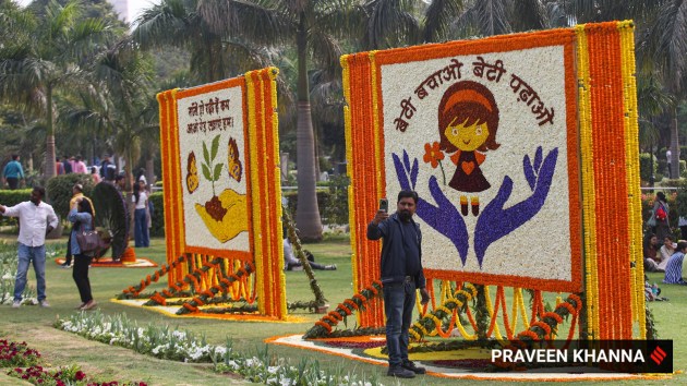 NMDC Flower Festival Delhi: Visitors experience Delhi’s seasonal bloom