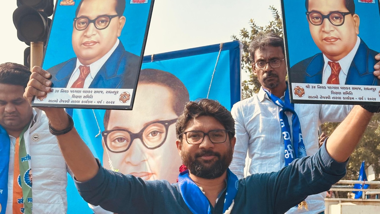 Congress MLA Jignesh Mevani suspended, marshalled out after protest in ...