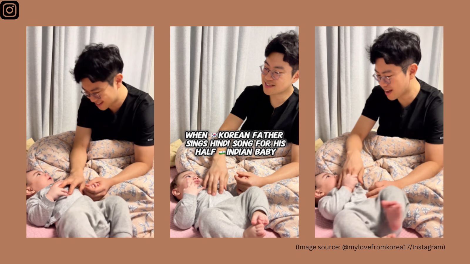 Korean man singing ‘Chanda hai tu’ for his half-Indian baby leaves the ...