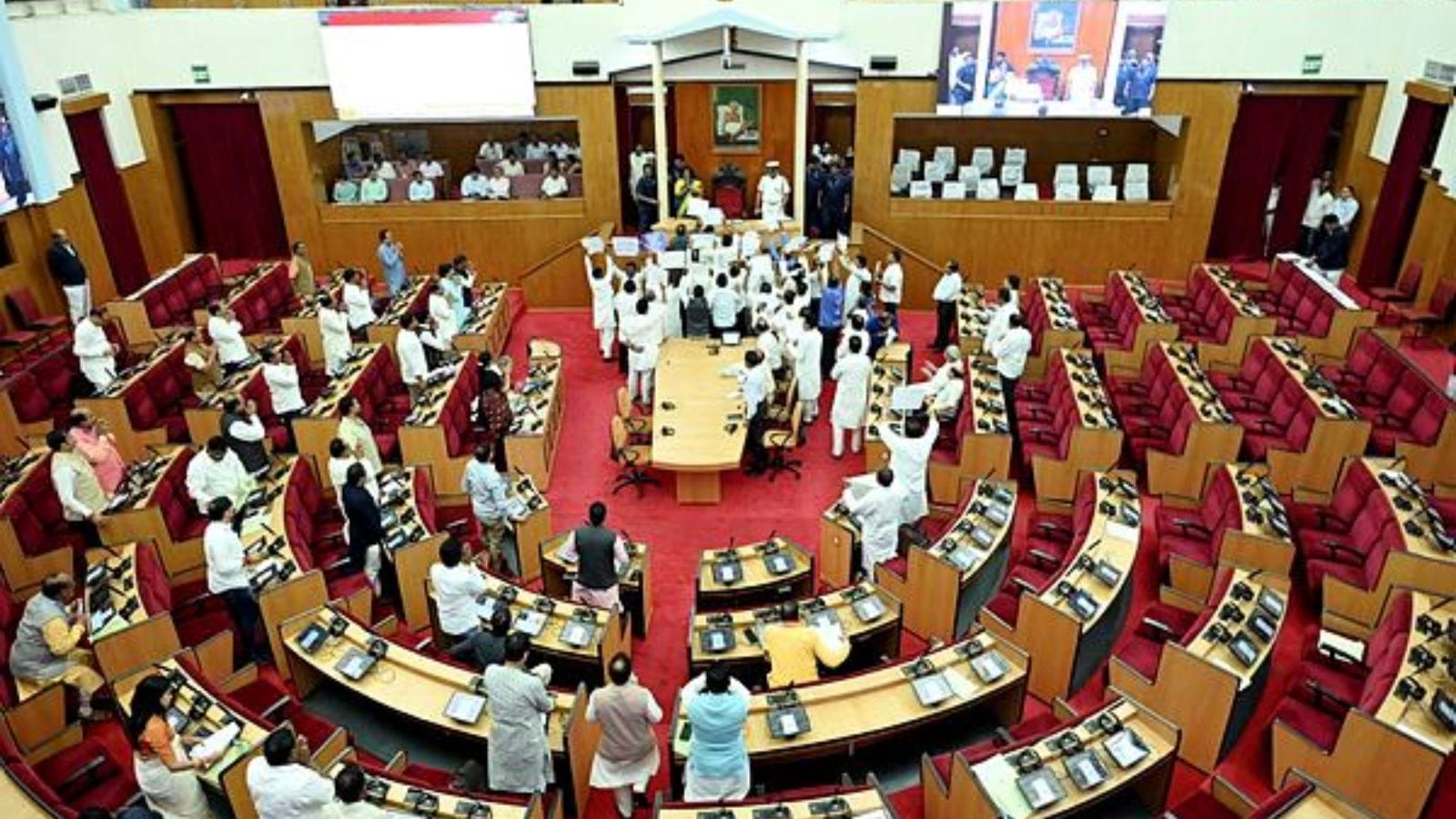 Uproar in Odisha assembly over BJP govt’s ‘disrespect’ to Biju Patnaik ...