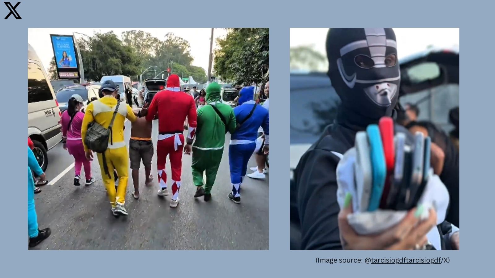 ‘It’s morphin’ time’: Sao Paulo police bust thief at carnival in ‘Power ...