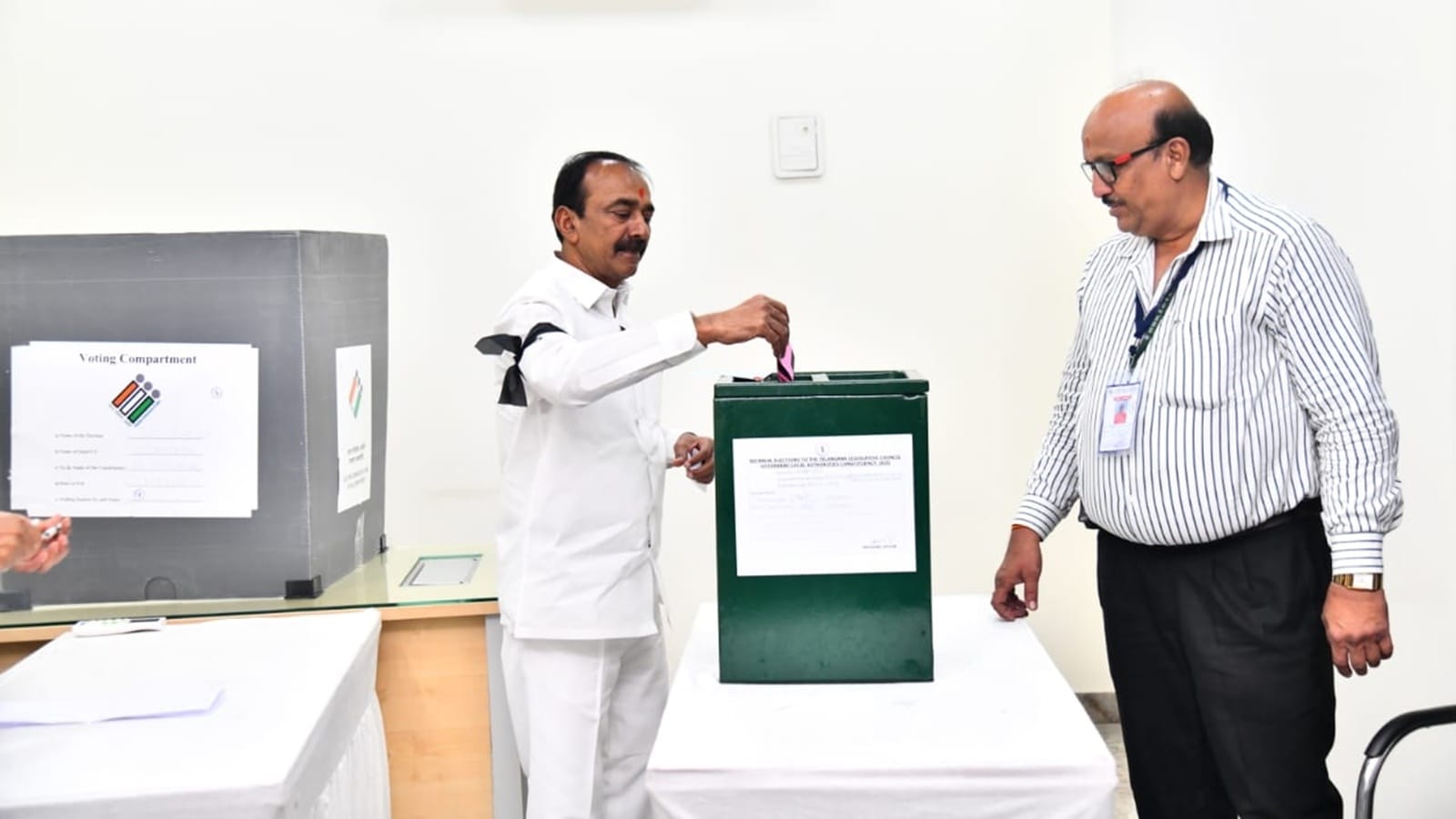 Hyderabad local body MLC elections begin, 77.68% polling recorded ...