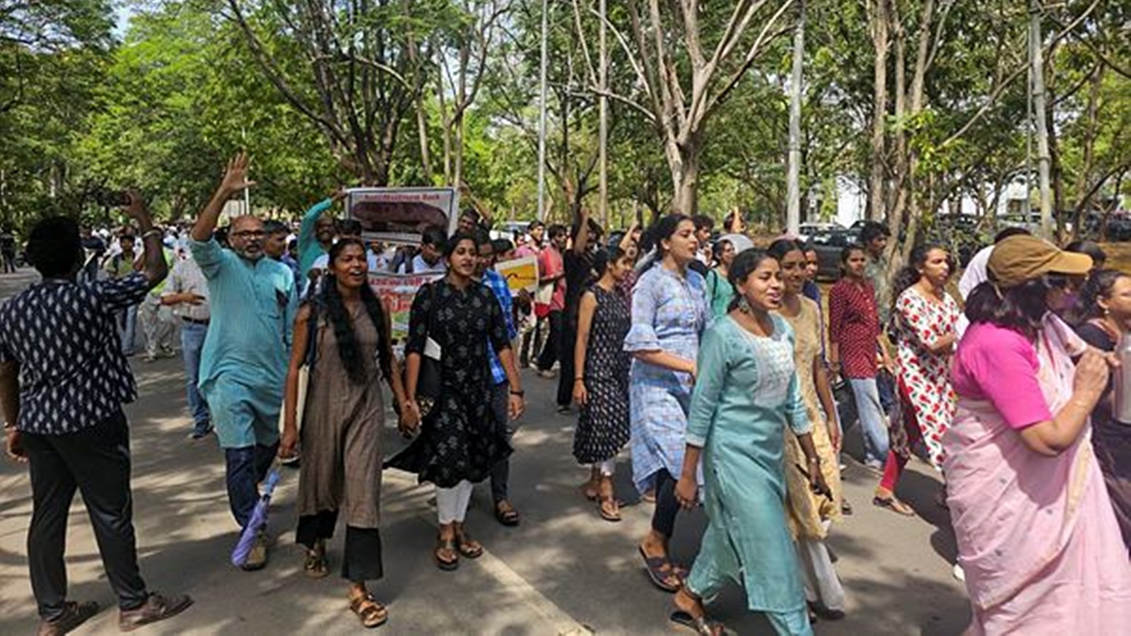 Hyderabad university students start relay hunger strike to stop land ...