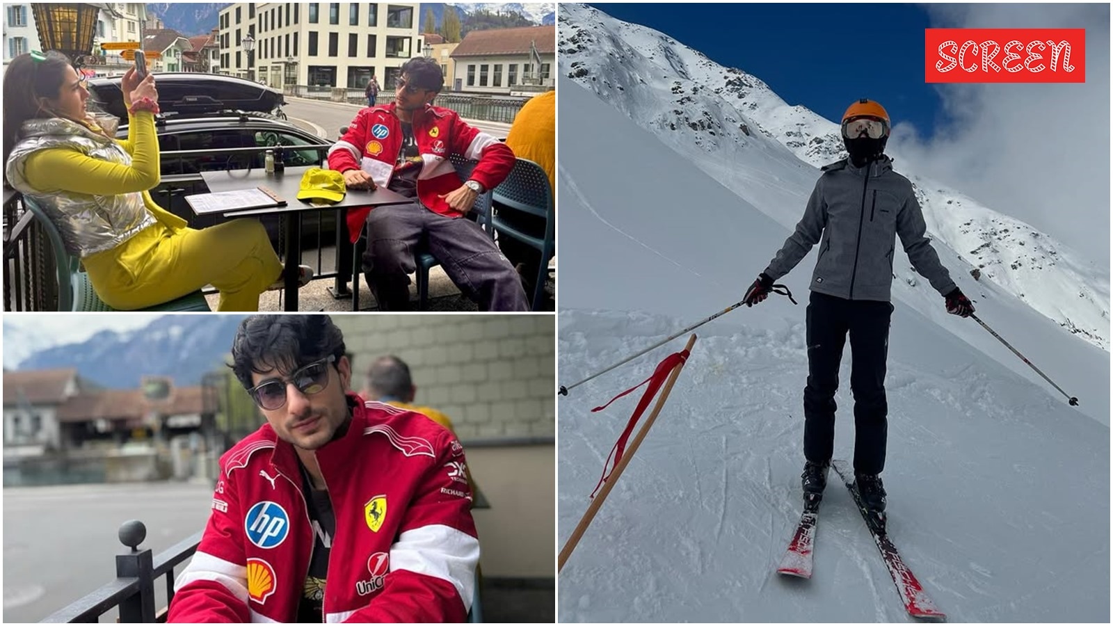 Sara Ali Khan turns photographer for Ibrahim Ali Khan in Switzerland ...