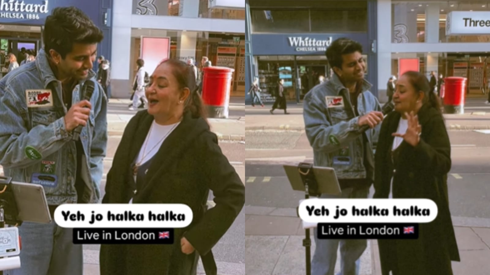 Jaspinder Narula joins street performer in London for impromptu duet of ‘Yeh Jo Halka Halka ...
