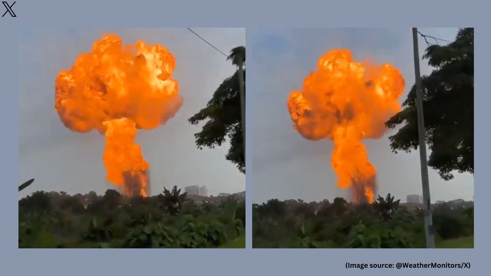 Massive fire erupts in gas pipeline in Malaysia, chilling video goes ...