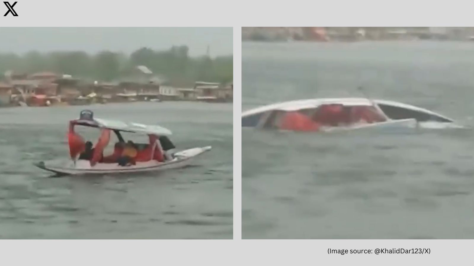 Tourist shikara overturns in Srinagar’s Dal Lake as winds lash region ...