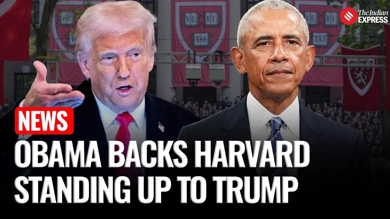 Barack obama backs harvard in clash with trump over campus freedoms-The ...