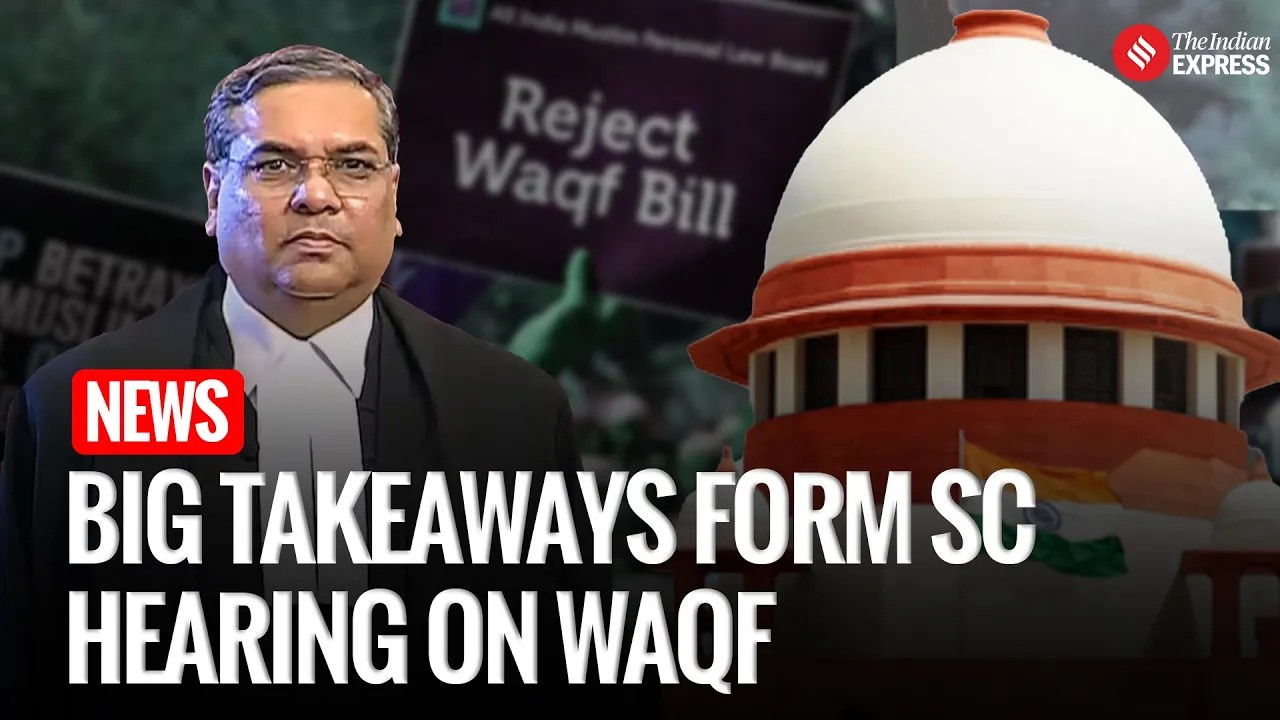 Supreme court on waqf arguments to continue thursday apex court raises ...