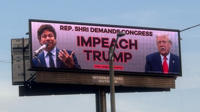House Democrat Shri Thanedar moves to impeach US President Trump ...