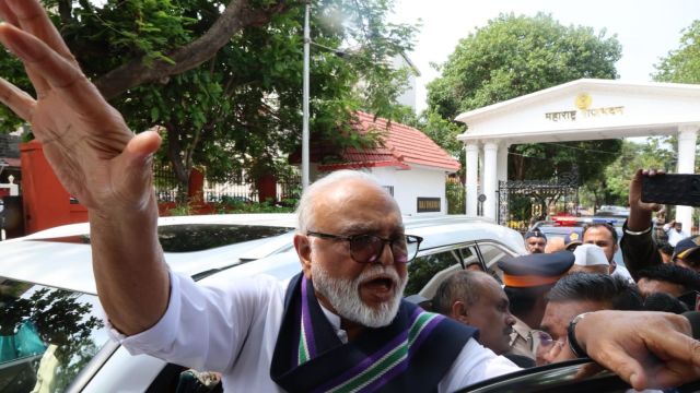 ‘All is well that ends well’: Chhagan Bhujbal takes oath as Maharashtra minister, replaces ...