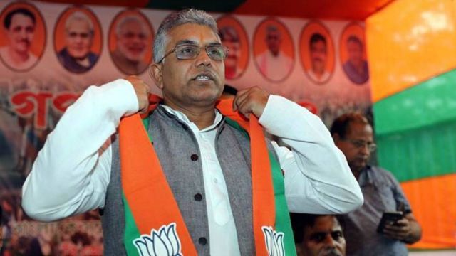 Bengal BJP frets as, after wedding bells, temple bells for Dilip Ghosh at Mamata event ...