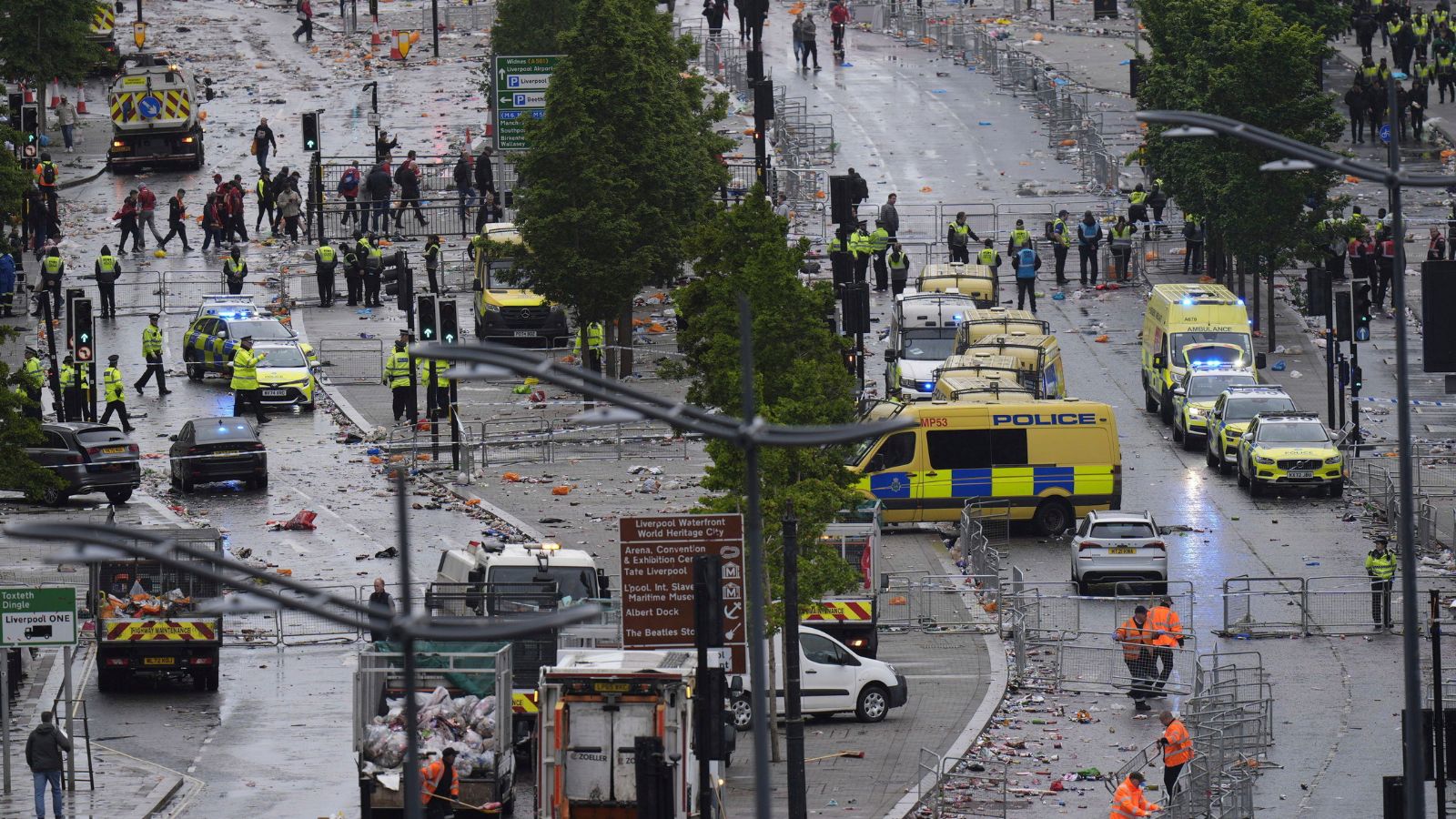 Video | Car rams into crowd at Liverpool’s premier league victory ...