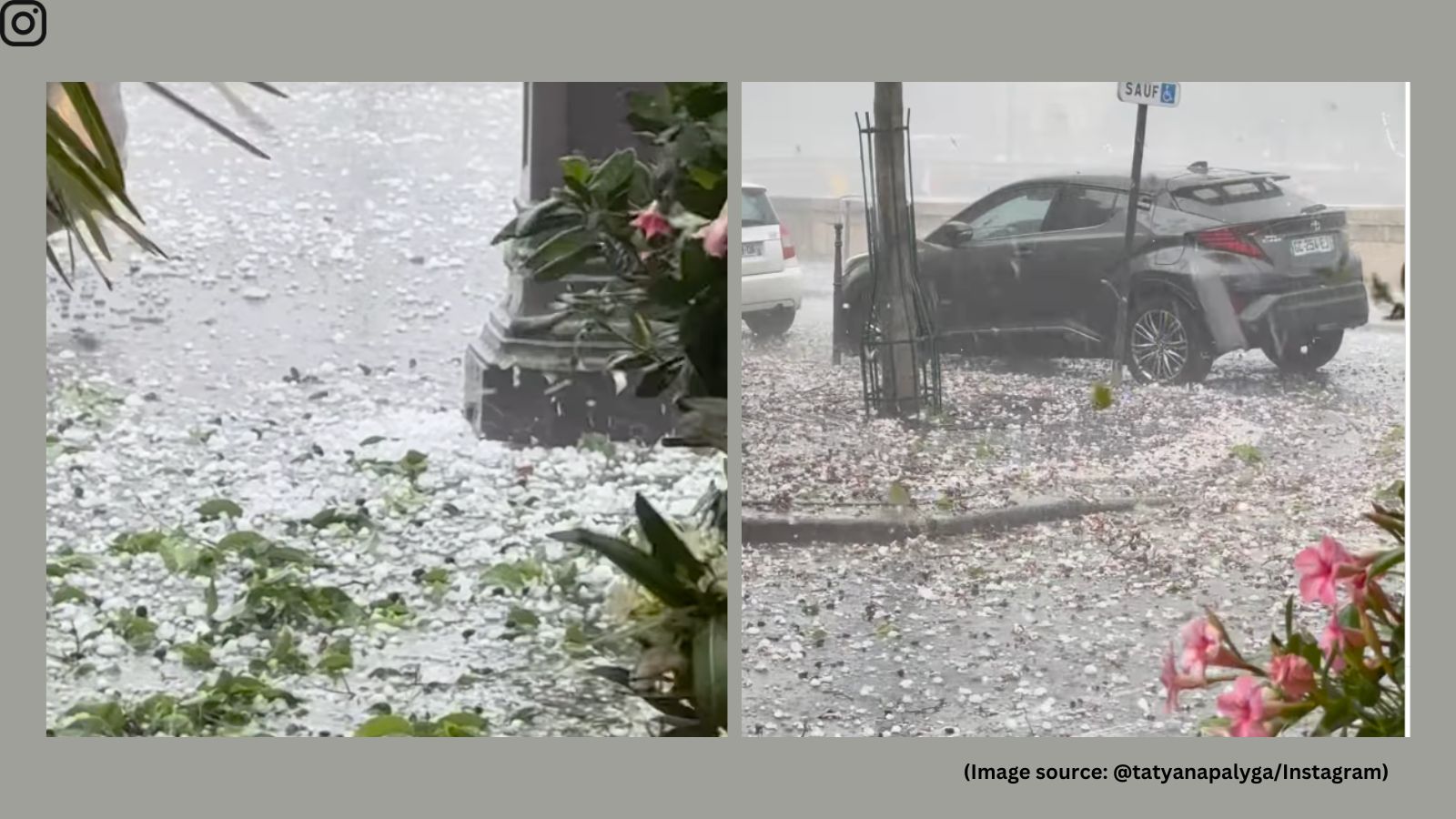 Watch: Sudden hailstorm turns Paris streets chaotic, videos go viral ...