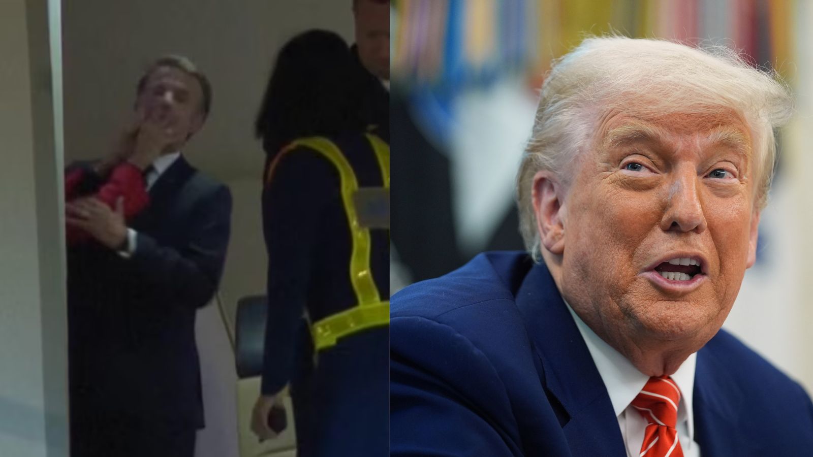 Trump’s advice to Macron after plane shoving video: ‘Make sure the door ...